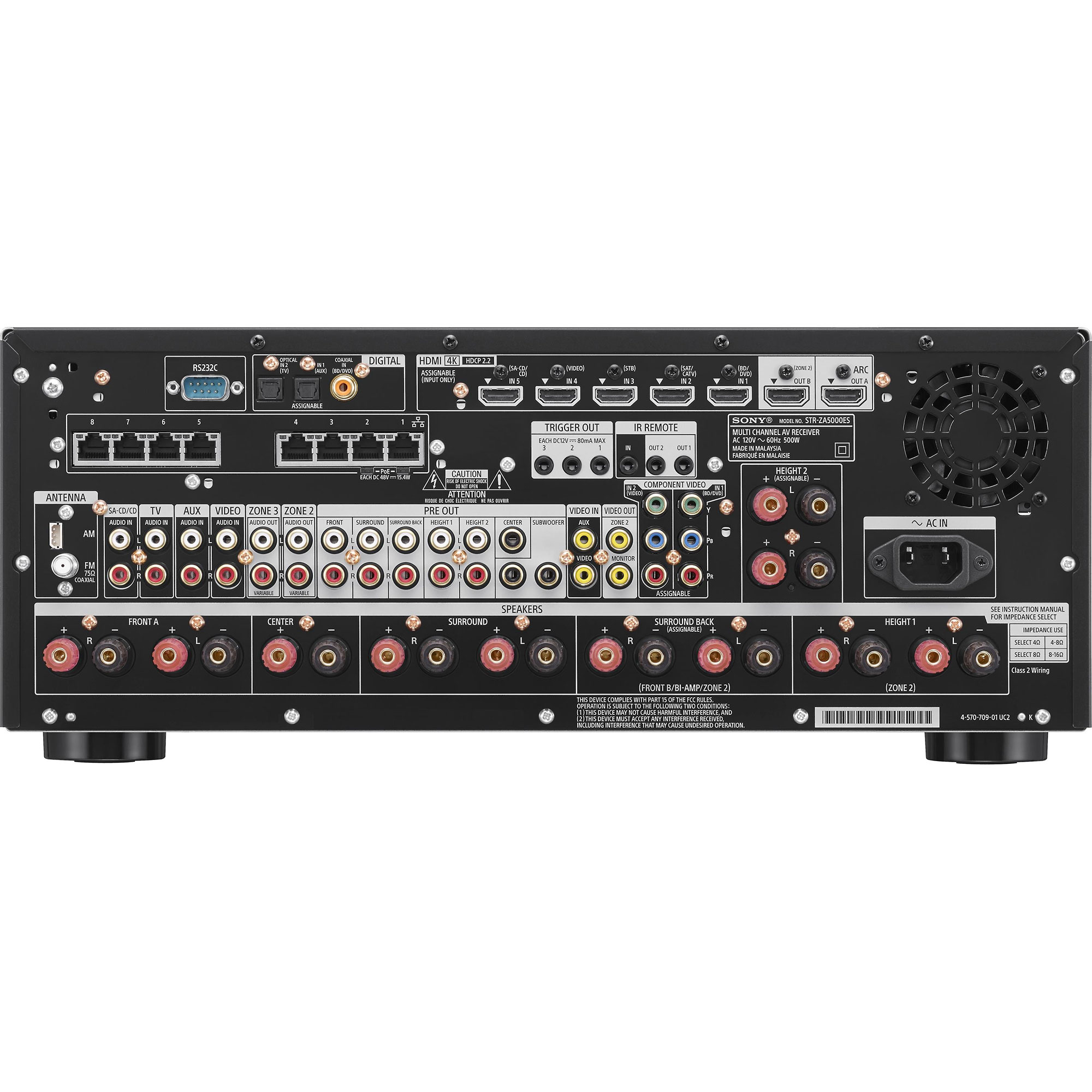 9.2-канальный 4K AV-ресивер Sony STR-ZA5000ES