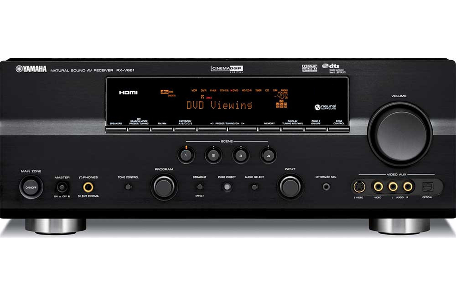 AV-ресивер для домашнего кинотеатра Yamaha RX-V661